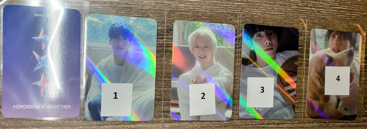 TXT "SANCTUARY" - Makestar Pre-Order Benefit Hologram Photocard [Angel ...