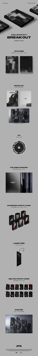 P1Harmony - [Disharmony : Break Out] 2nd Mini Album – Hello Hallyu Kpop ...
