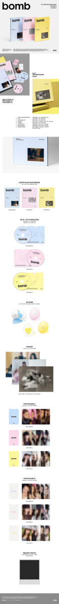 [ILLIT] 3rd Mini Album [bomb] + APPLEMUSIC POB – Hello Hallyu Kpop ...