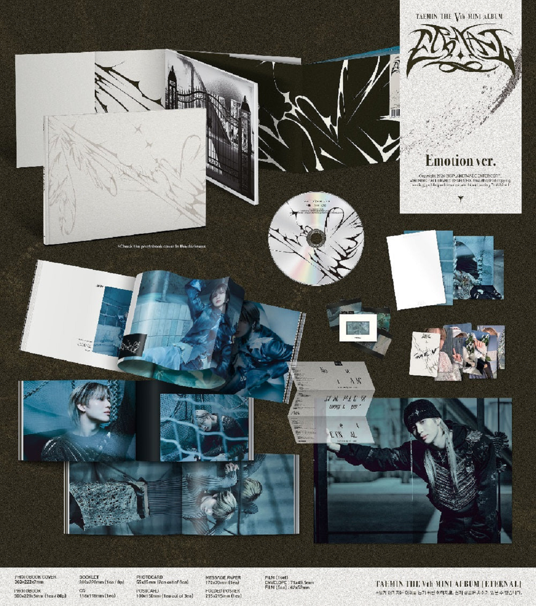 TAEMIN (SHINee) - 5TH MINI ALBUM- ETERNAL - PHOTOBOOK – Hello Hallyu ...