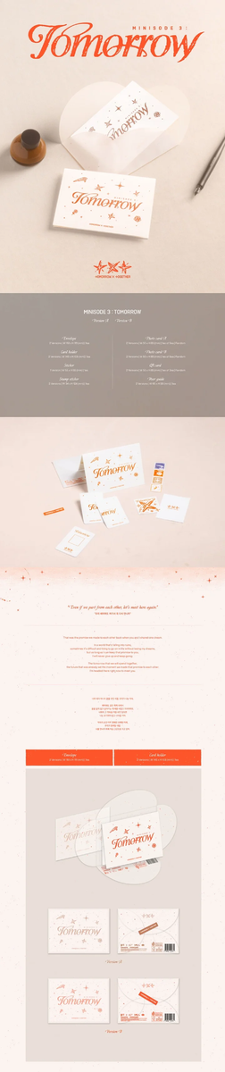 TXT - MINISODE 3 TOMORROW 6TH MINI ALBUM WEVERSE ALBUM – Hello Hallyu ...